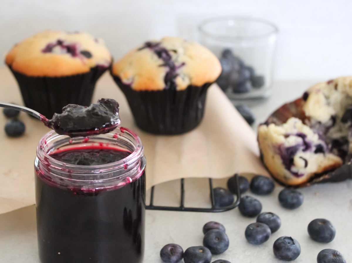 Organic Blueberry jam – Sweetbibibaking
